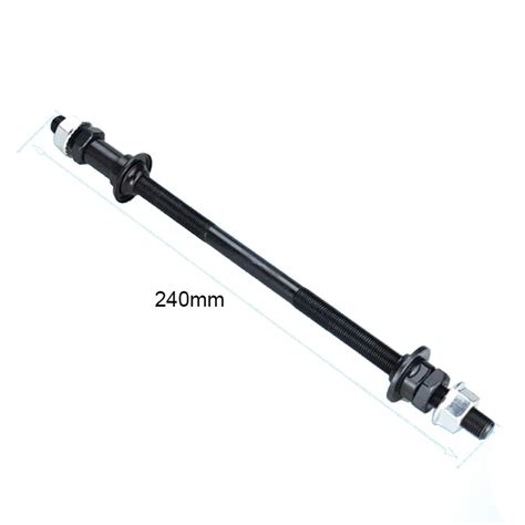 Велосипедная Ступица колеса ось Передняя Задняя стальная сплошная шпиндельная ось винтажная для