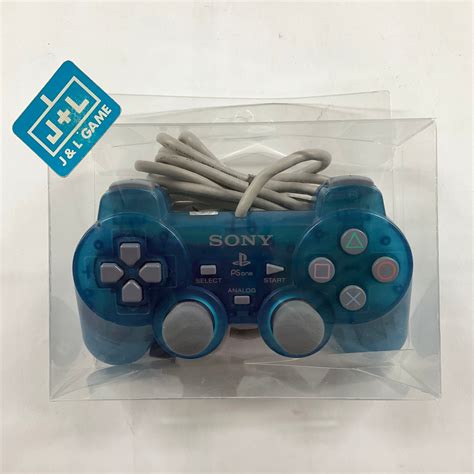 Sony Playstation Dual Analog Controller Clear Blue Ps1 Playstati Jandl Game