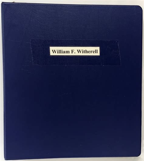 Tombstone Arizona Archive Of William F Witherell Prominent Mining