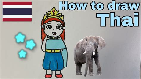 How To Draw Thai💙 Youtube