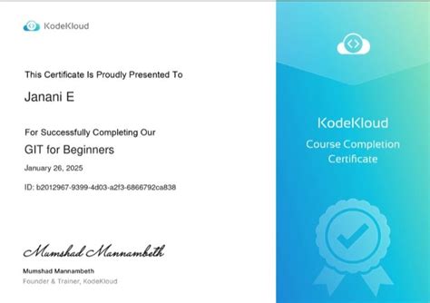 Git Kodekloud Upskilling Versioncontrol Learningjourney Janani