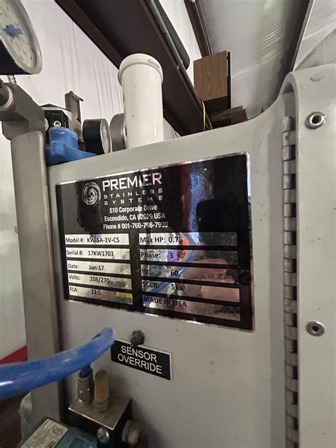 Premiere Stainless 2 Station Semi Auto Keg Washer Brewery Marketplace