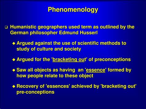 Ppt Early Approaches Humanistic Geography Powerpoint Presentation