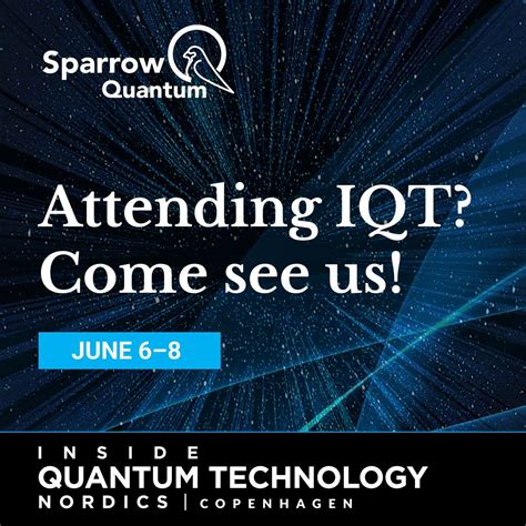 Sparrow Quantum On Linkedin Iqtnordics Collaboration