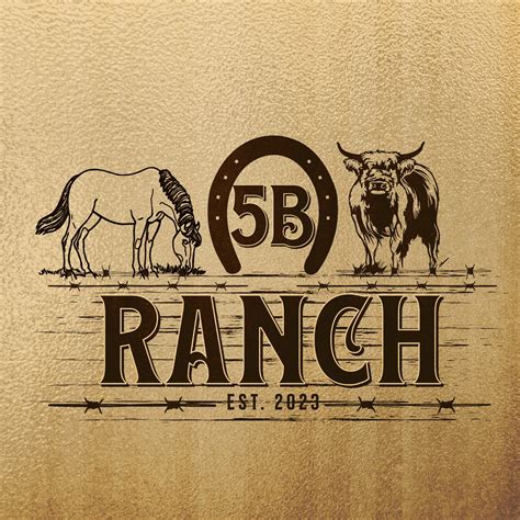 Custom Ranch Logo Design Suite Western Brand Identity Etsy