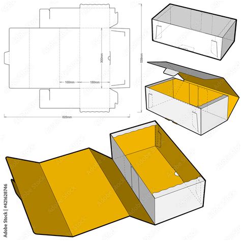 Self Assembling Folding Box Ease Of Assembly No Need For Glue
