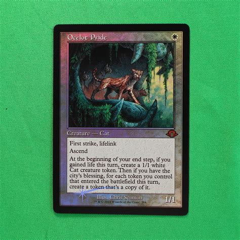 Ocelot Pride 394 Modern Horizons 3 Mh3 Foil Mtg Proxy Magic The Gathering Proxies Cards Gp