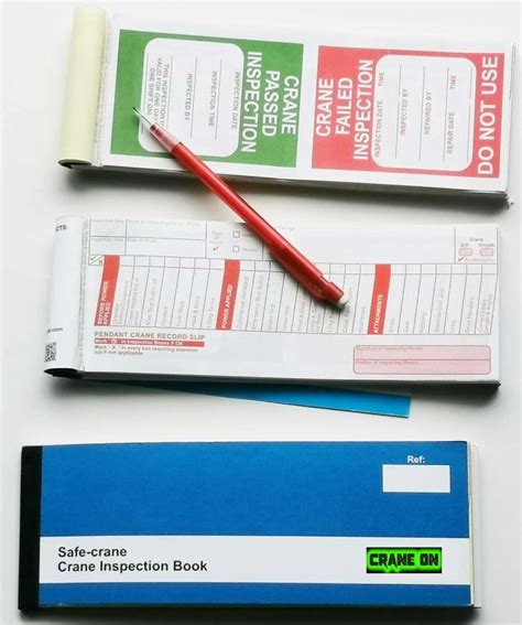 Craneon Crane Inspection Labels And Tags Track And Communicate