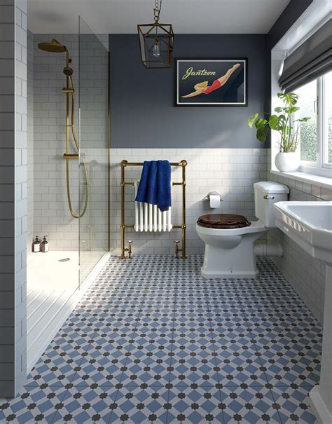 Porcelain Victorian Bathroom Tiles