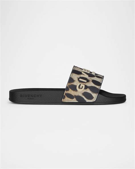 Givenchy Logo Slide Sandals Slippers Free Shipping Beyondstyle