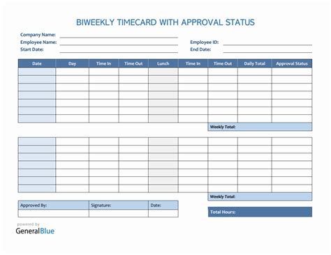 Timesheet Templates