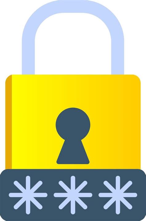 Passcode Flat Gradient Icon 42188094 Vector Art At Vecteezy