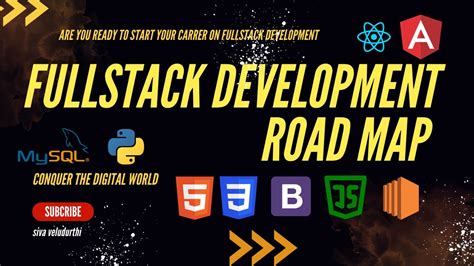 Full Stack Road Map Frontend Backend Cloud Siva Veludurthi Youtube