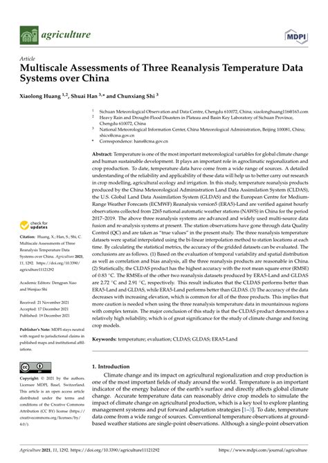 Pdf Multiscale Assessments Of Three Reanalysis Temperature Data
