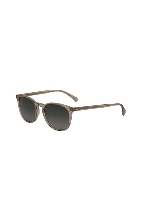 Oliver Peoples Finley Esquire Black Diamond And Steel Sunglasses