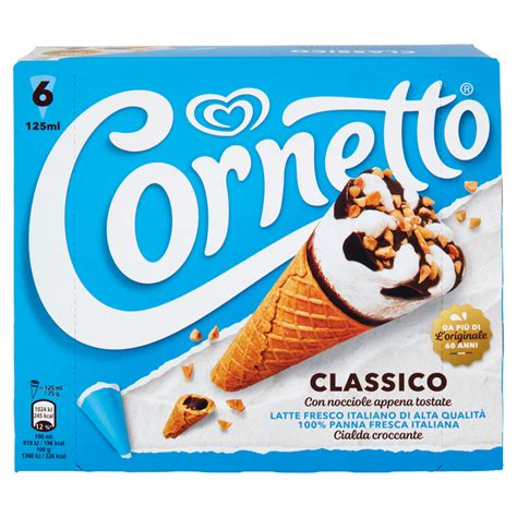 Cornetto Algida Classico 6 Gelati 450 G Carrefour