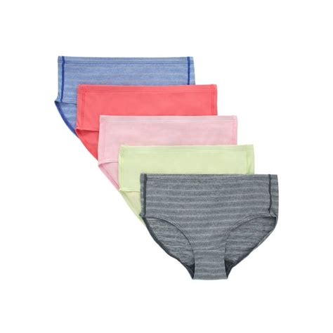 Hanes Girls Pure Comfort Microfiber Brief 5 Pack