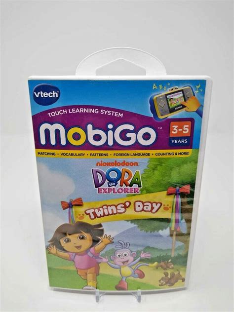 Nickelodeon Dora The Explorer Vtech Mobigo Twins Day 6 Learning Games