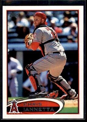 2012 Topps Update Chris Iannetta Us93 Los Angeles Angels Ebay