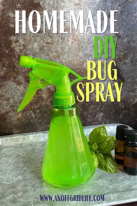 How To Make Homemade Diy Bug Spray With Essential Oils