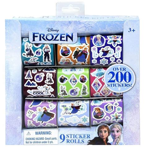 Disney Frozen 2 Box Of 9 Sticker Rolls Over 200 Stickers Anna Elsa Sven