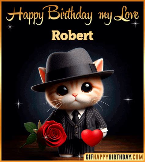 🎉 Happy Birthday Robert  🎂 Funny And Personalized Animated Wishes