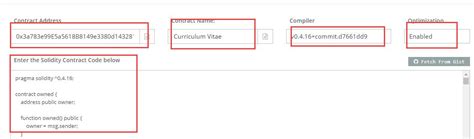 Web Services Unable To Generate Contract ByteCode And ABI In The Etherscan Io Stack Overflow