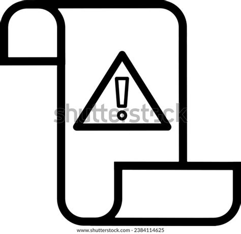 Alert Alert Document Alarm Doc Document Stock Vector Royalty Free