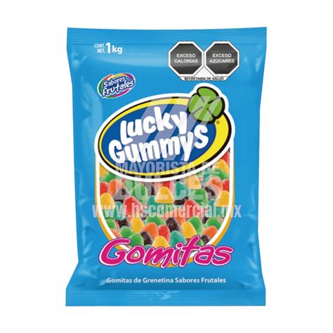 Cuanda Gomita Lucky Gummies Gomitas Bolsa Con 1 Kilo Dulcerías Y