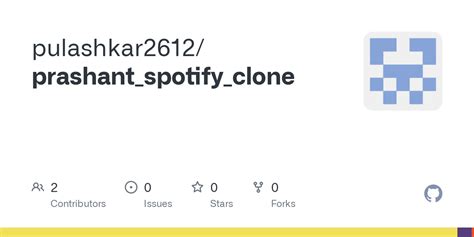 Github Pulashkar2612prashantspotifyclone