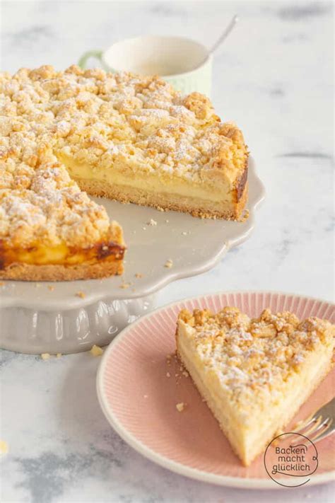 Streuselkuchen Mit Pudding Backen Macht Glücklich