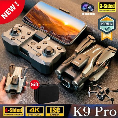 K9 Pro 4k Mini Drone Professional Hd Camera Optical Flow Localization
