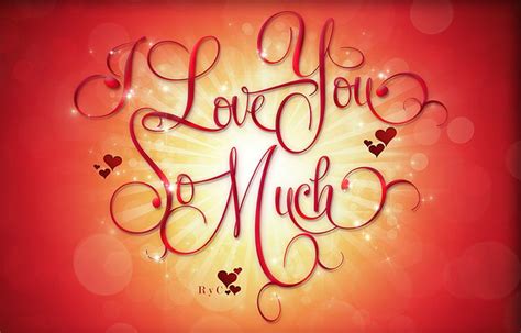 I Love You So Much Beautiful Artwork
