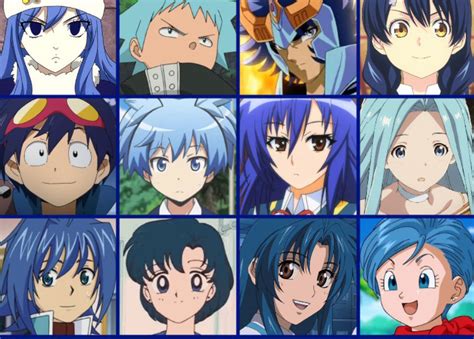 Anime Girl With Blue Hair At Jessica Hincks Blog