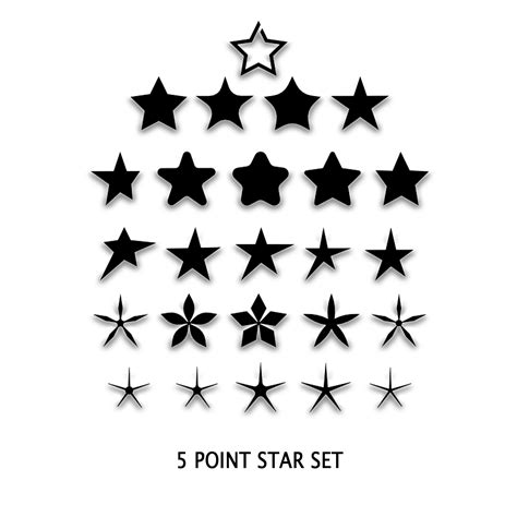 3d File 5 Point Star Set ⭐ ・design To Download And 3d Print・cults