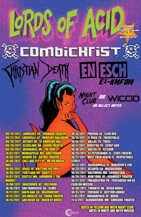 Lords Of Acid Announce First North American Shows In Six Years With