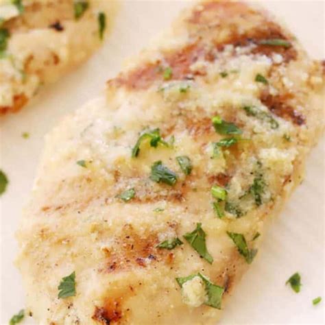Grilled Garlic Parmesan Chicken Breasts The Carefree Kitchen