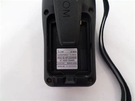 Icom Ic M24 Handheld Marine Vhf Radio Tested Max Marine Electronics