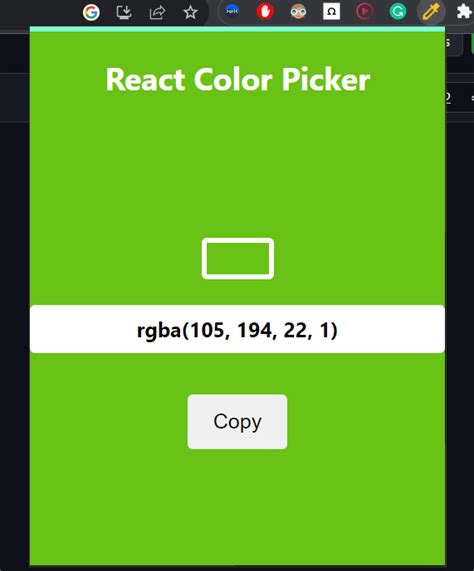 Github Hady68color Picker Extension This Is A React Based Chrome