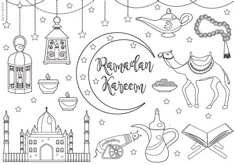 Ramadan Coloring تلوين رمضان
