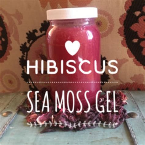 Alkalinehibiscus And Burdock Infused Sea Moss Gel Fast Free Shipping