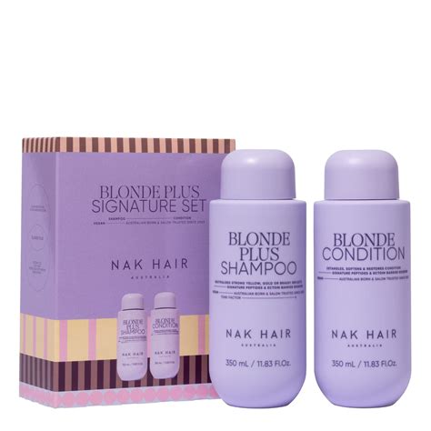 Nak Hair Holiday Blonde Plus 350ml Duo Pack Oz Hair And Beauty