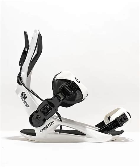 Gnu Cheeter White Snowboard Bindings 2023 Zumiez