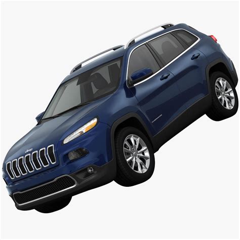 Jeep Cherokee Limited 2019 Modelo 3d 129 3ds C4d Fbx Lwo Ma