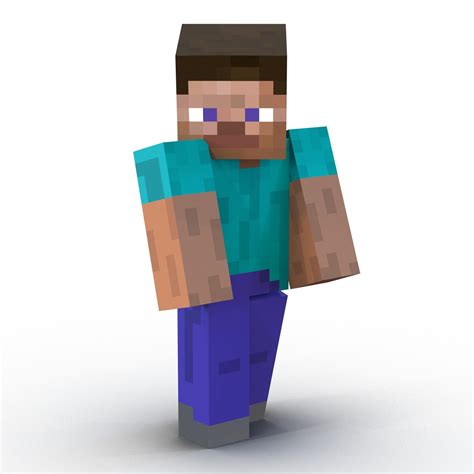 3d Max Minecraft Steve