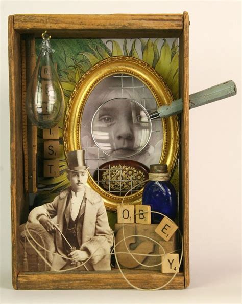 Assemblage Art Portfolio Dioramen Schachteln Kreativ