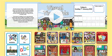Ultimate Visual Timetable Display Pack