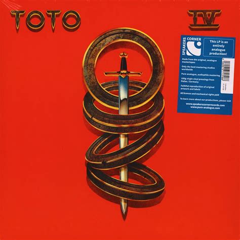 Toto Iv Vinyl Lp 1982 Eu Reissue Hhv