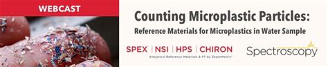 Counting Microplastic Particles Reference Materials For Microplastics