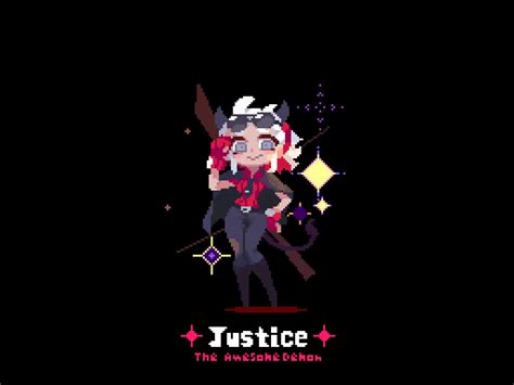 Games Justice Helltaker Helltaker Pixel  Pixel Art